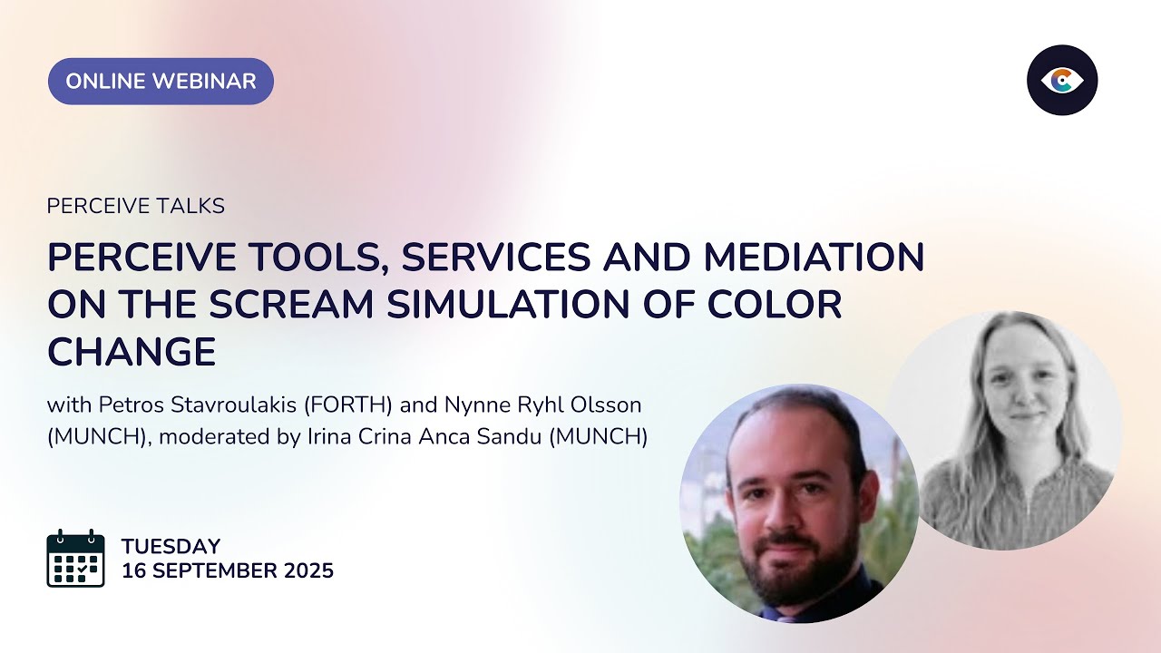 PERCEIVE Tools, Services and Mediation on the Scream Simulation Colour ...
