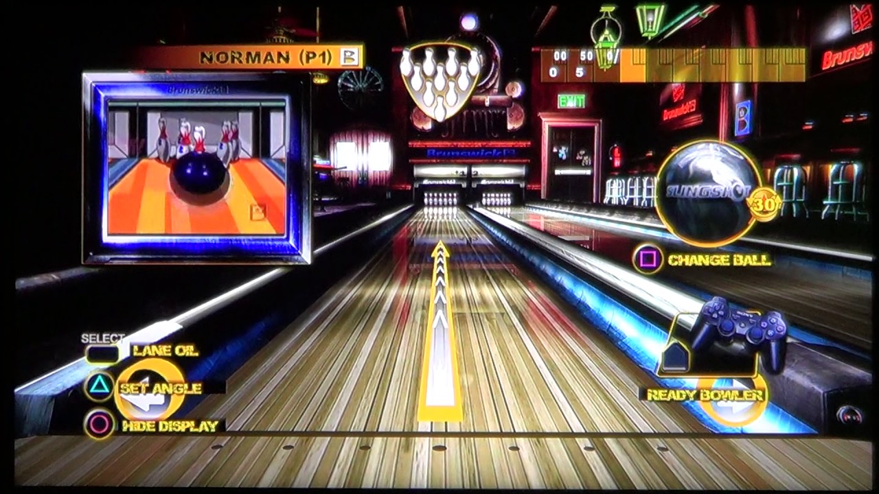 Brunswick Pro Bowling PS3 Gameplay 2 - YouTube