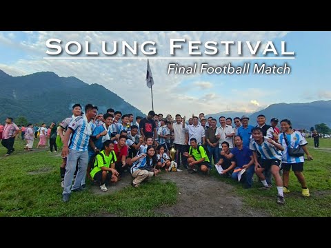 Solung Festival- Football Match between Pemakoe Team and Zido Team⚽️🏆 ...