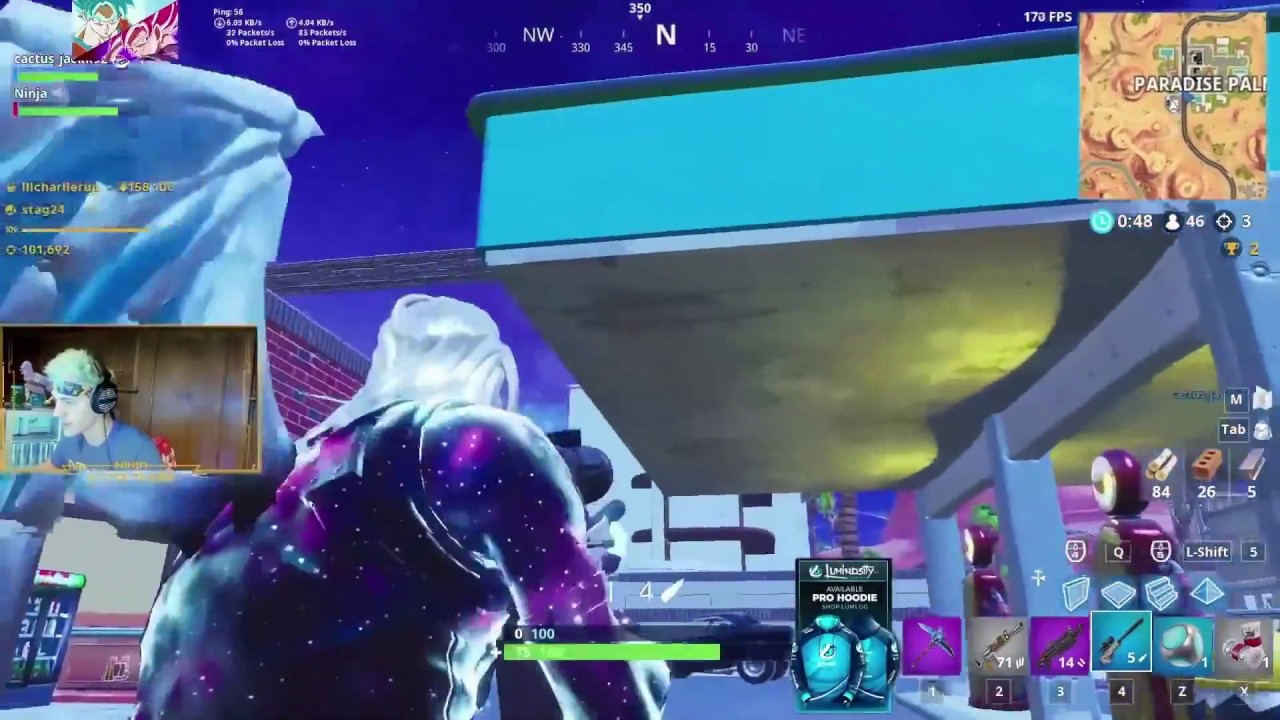 TRAVIS SCOTT PLAYS FORTNITE WITH NINJA! - YouTube