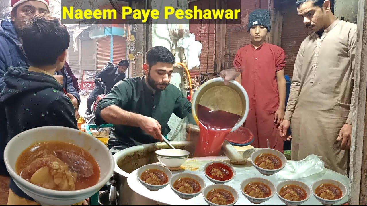 Naeem Jan Siri Paye | Raiti Bazaar Peshawar|Pakistan Street food ...