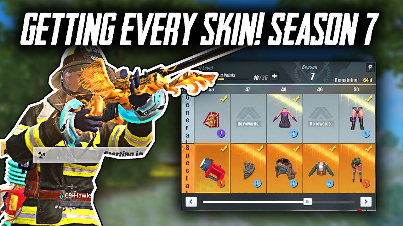 I got every new skin!!! (Flashlight, Gold AWM, Training Manual, etc ...