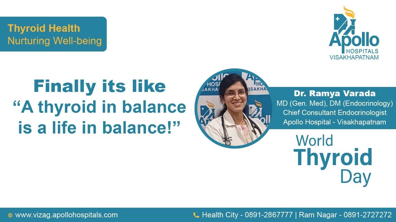 Dr. Ramya Varada | Chief Consultant Endocrinologist Speaks about World ...