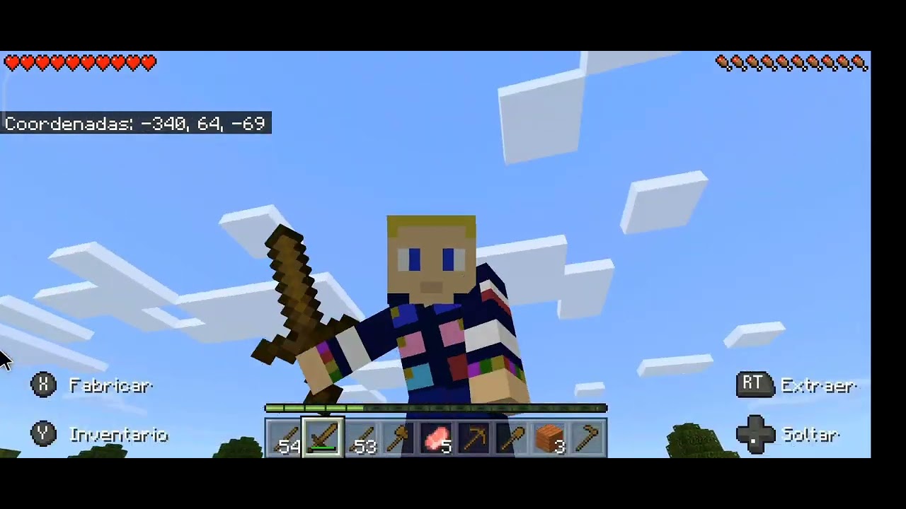 como crear herramientas básicas de Minecraft PE ( espada,hacha,poco y ...