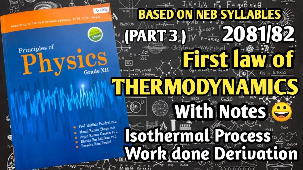 Isothermal Process || Work Done in Isothermal Process in Nepali ...