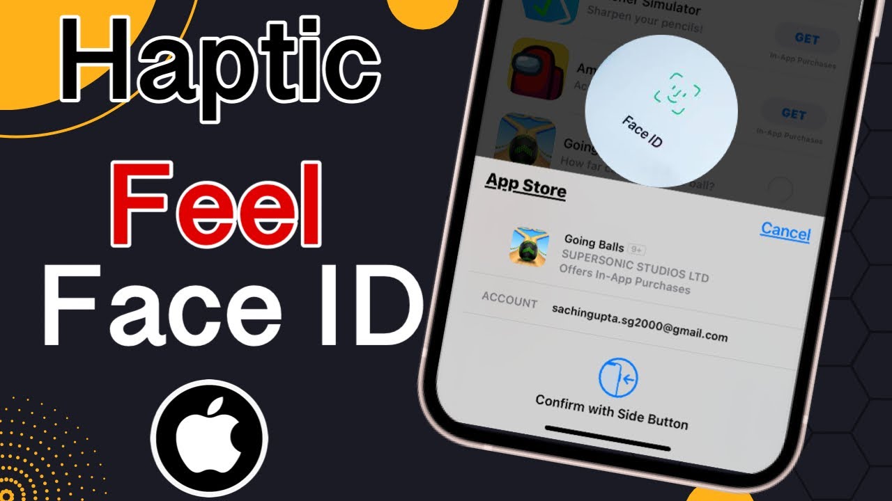 Haptic Feedback Feel On Your Face ID iPhone..? - YouTube