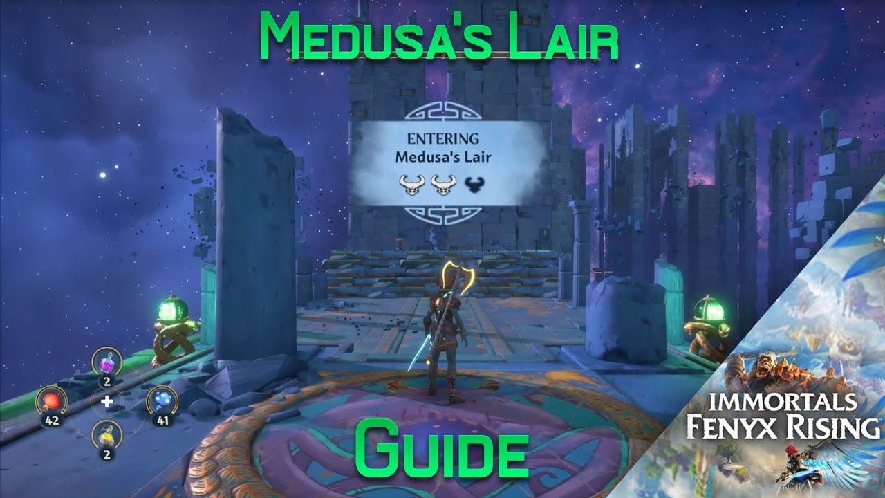 Medusa's Lair Vault + Secret Chest Guide/Walkthrough | Immortals Fenyx ...