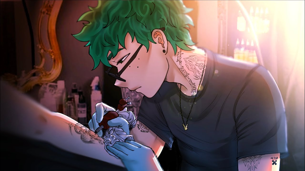 Be more gentle! | tattoo artist au | Bkdk | future au | og? | MHA/bnha ...