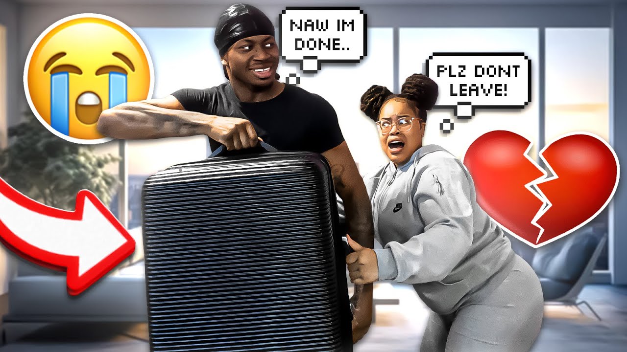 Im Leaving You Prank On My Crazy Girlfriend😢💔 She Flipped Youtube 4041