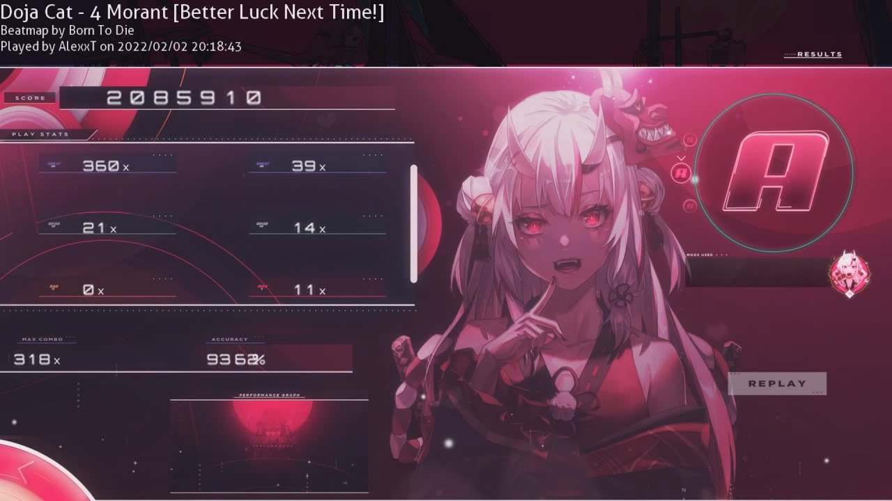 Osu ~ Doja Cat - 4 Morant [Better Luck Next Time! 4.32⭐] Hide - YouTube