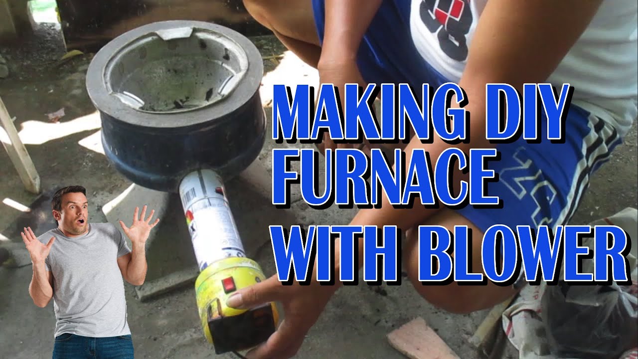 DIY FURNACE(PUGON) with BLOWER - YouTube