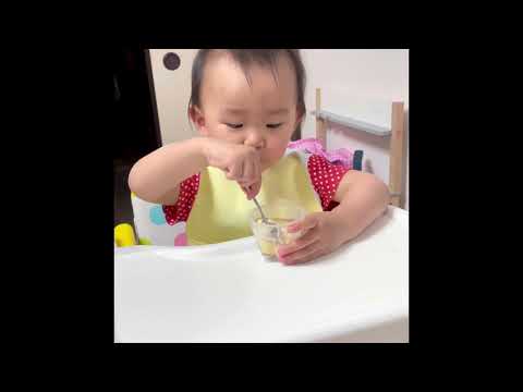 Baby Eating pudding