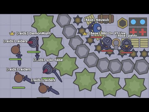 Most intense Base Raid in Moomoo.io (BBG's perspective) - YouTube