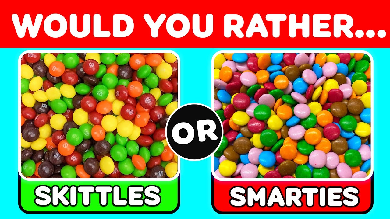 Would You Rather? Snacks VS Candy Edition | Junk Food Edition - YouTube