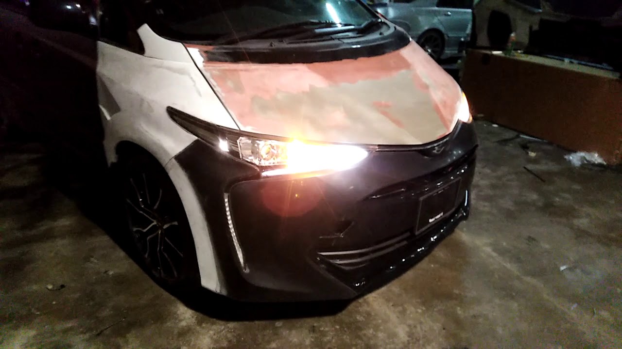 TOYOTA ESTIMA ACR30 2000 CONVERT TO ACR55 2016 FACELIFT BODY PARTS AND ...