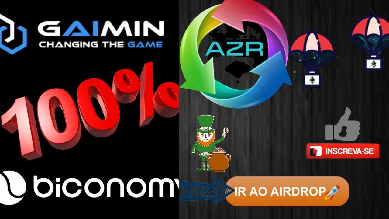 🚀 Gaimin Airdrop🎁GANHE 250 GMRX ($25) +30/Reff - YouTube