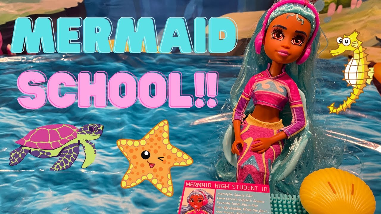 Oceanna goes to Mermaid School! - YouTube