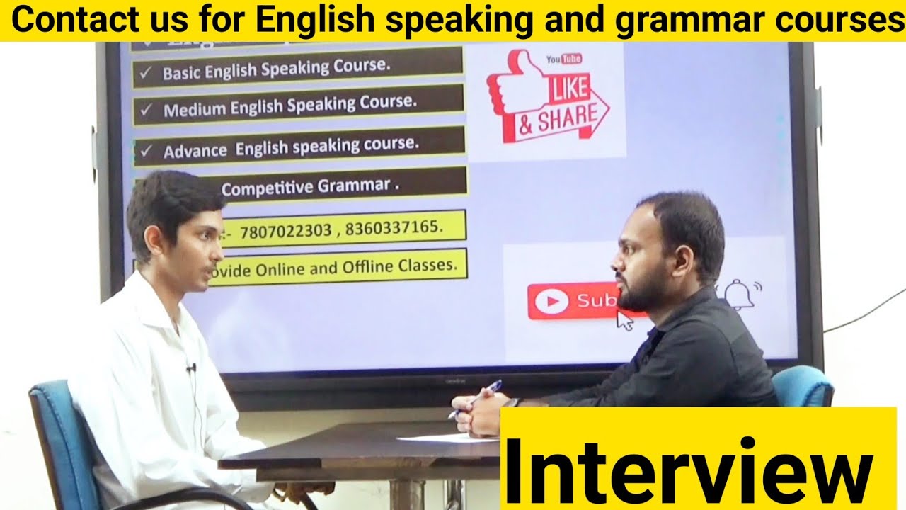 Fresher Real Interview/ Mock Interview. Good example of how to give an ...