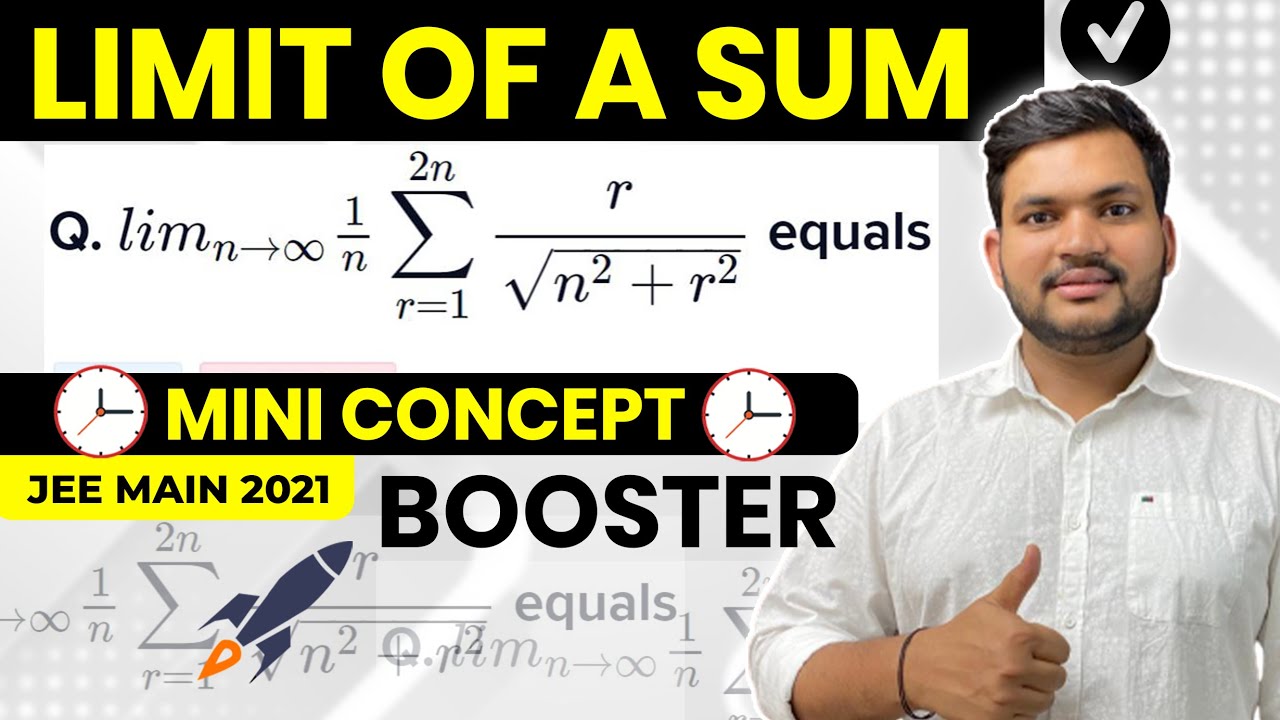 🔥Important Concept-Limit of a sum Σ(Jee Main favourite)|Mini Concept P ...