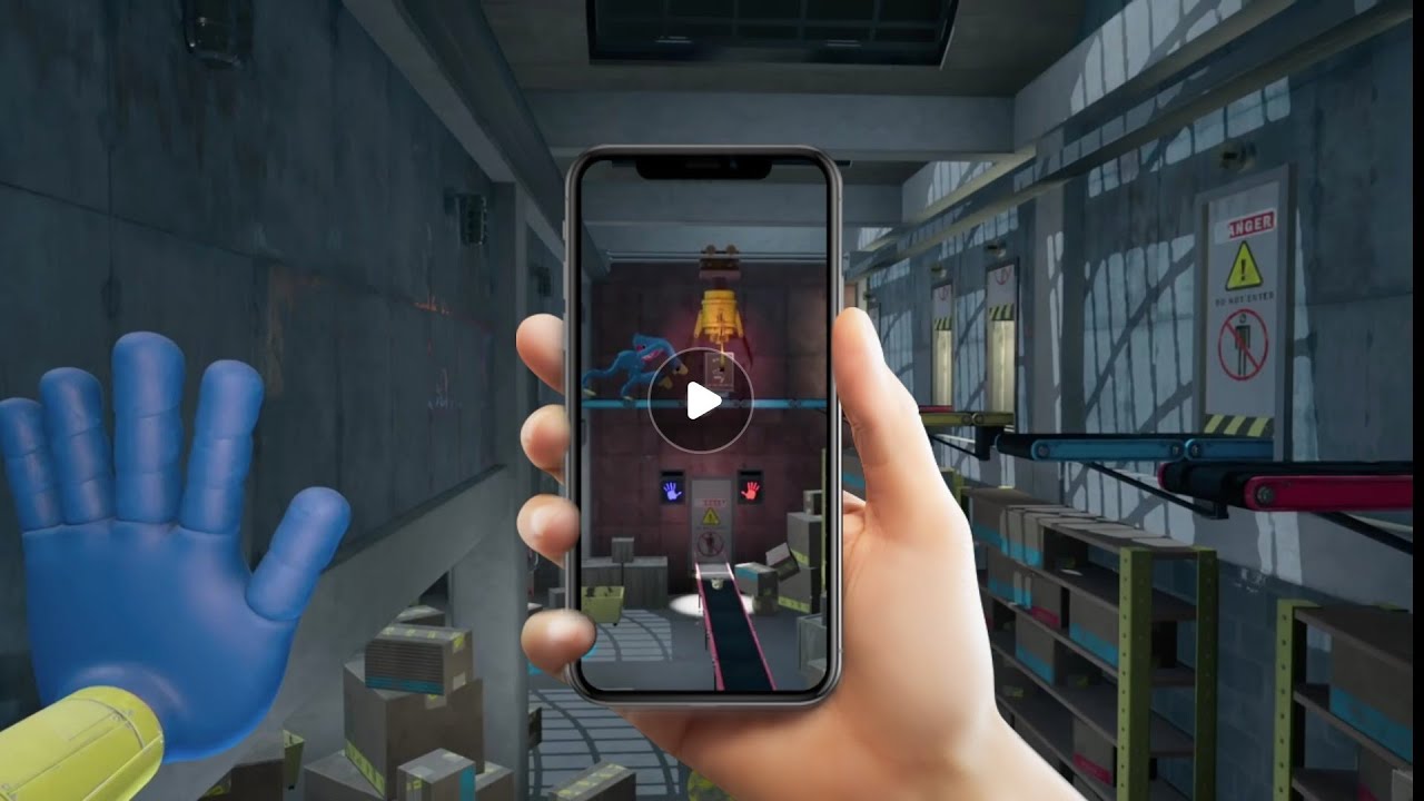 huggy wuggy found my HANDS to iccess (PoppyD play time) #english #live ...