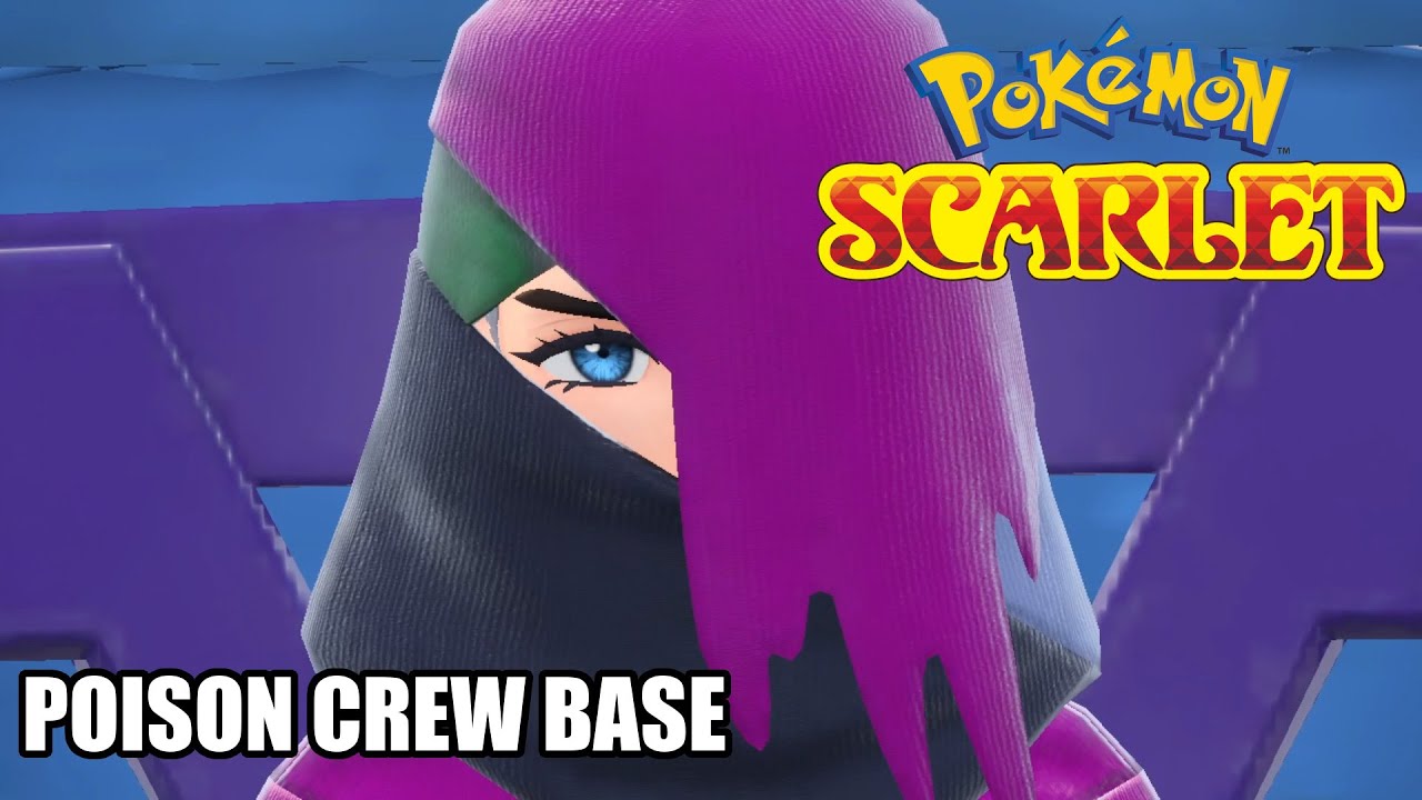 Pokemon Scarlet - Poison Crew Base (Poison Badge) [Nintendo Switch ...