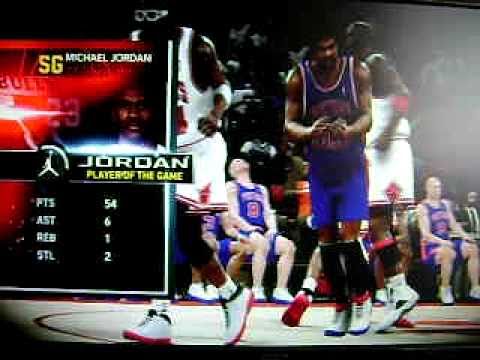 NBA 2K11 - Michael Jordan Player of the Game - YouTube