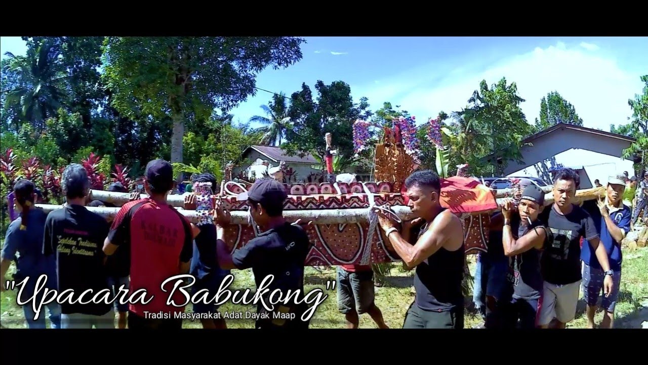 Upacara Babukong Dayak Maap di Desa Sebabas Kec. Nanga Mahap Tahun 2021 ...