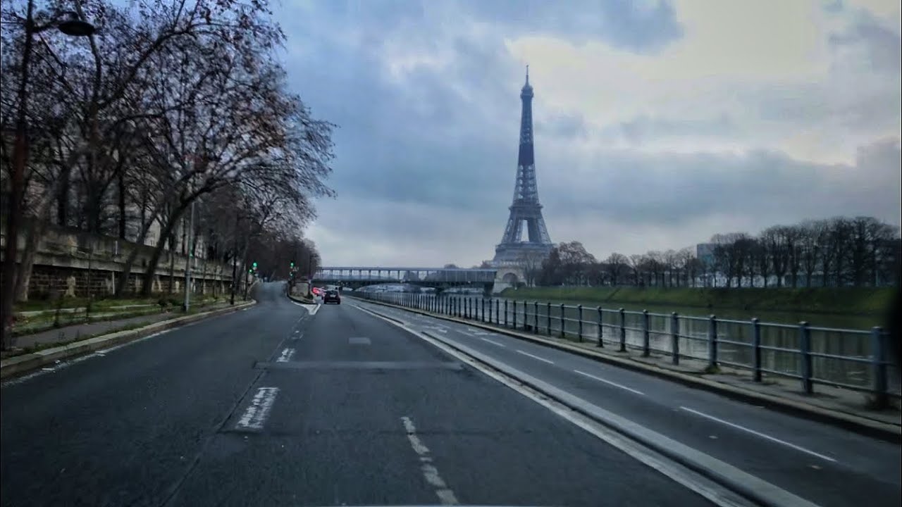 🇫🇷 live streaming in Paris (Sunday morning drive in Paris) 03/01/2021 ...