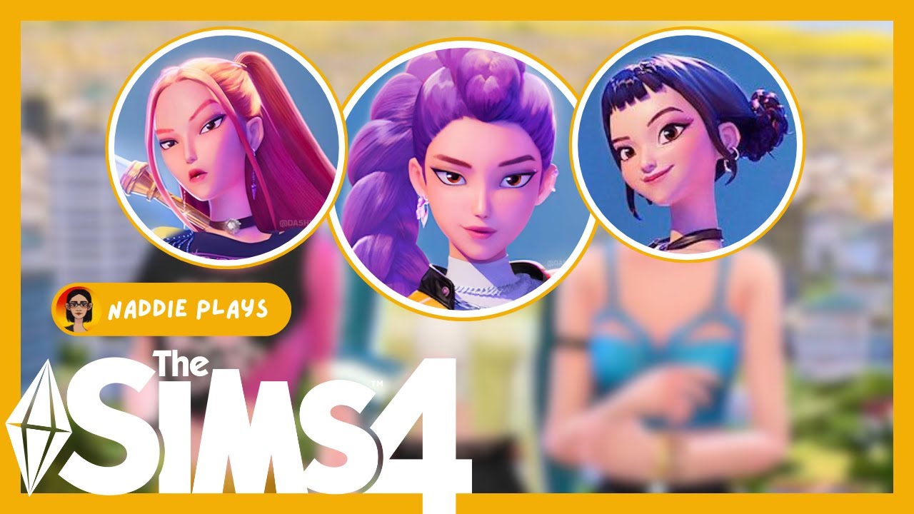 Creating HUNTRIX in The Sims 4 (KPOP DEMON HUNTERS) - YouTube