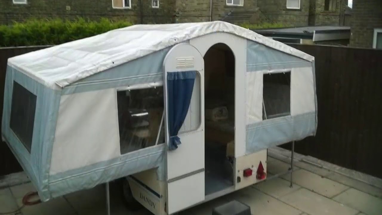 My Dandy Designer Folding Camper - YouTube