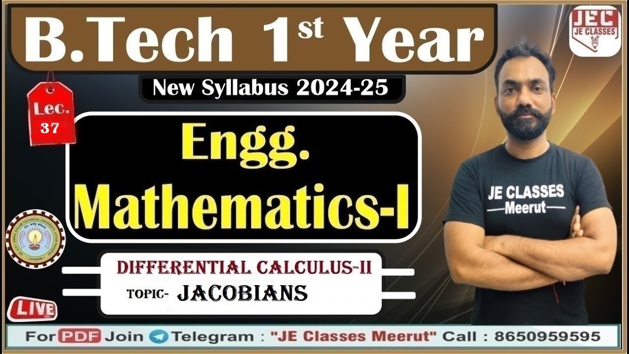 #37 B.Tech 1st Year Engg. Mathematics-I || Differential Calculus - II ...