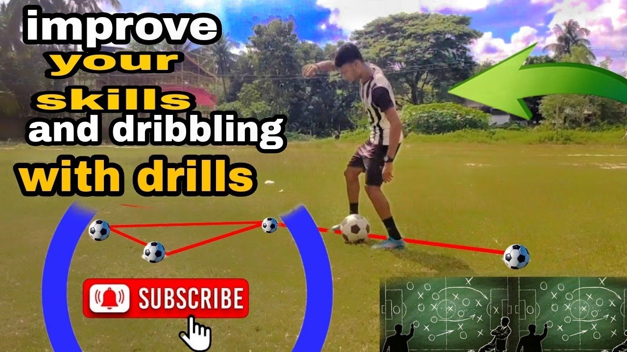 7 Simple Drills To Improve Your Dribbling And skills - YouTube