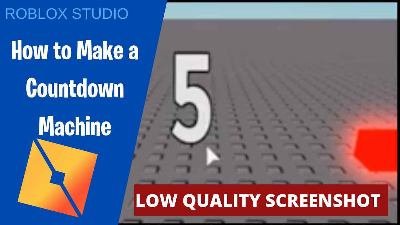 ROBLOX Studio - How to make a Countdown Machine - YouTube