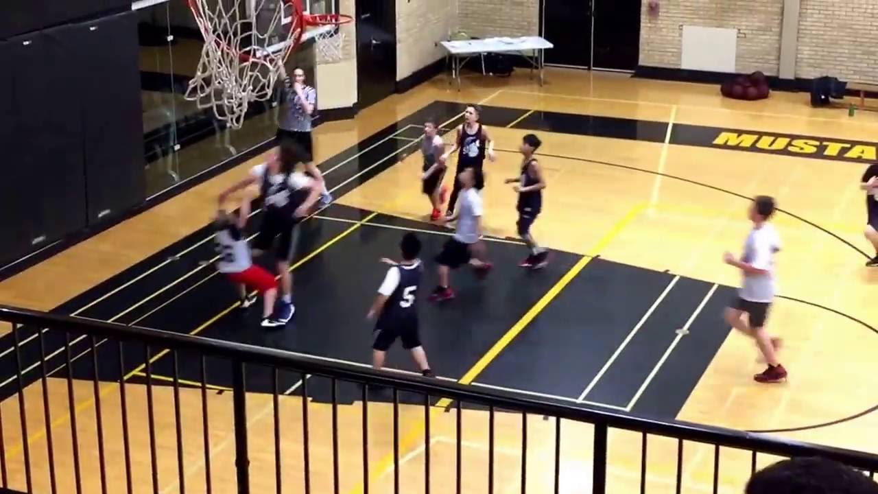 2016-12-10 Wyatt basketball basket three - YouTube
