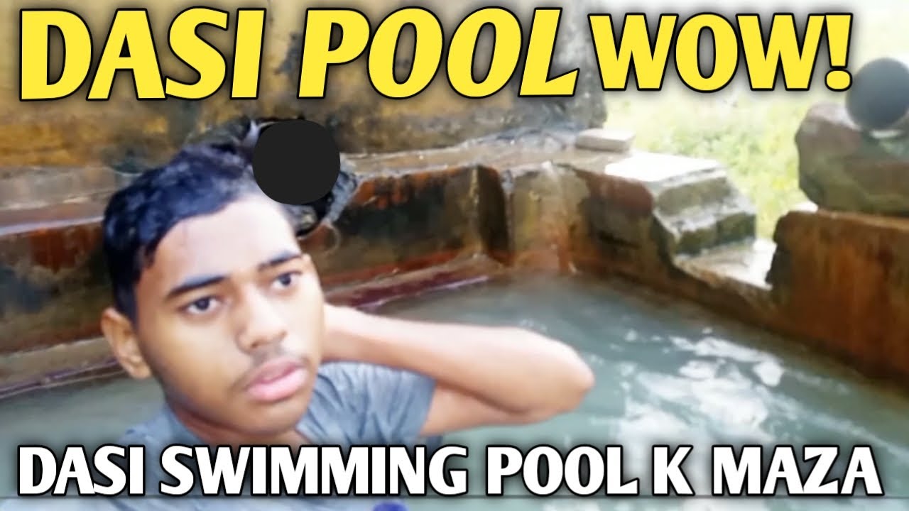 Boy Swimming And Enjoying Bathing In Fresh Water Of Tubewell ||Village ...