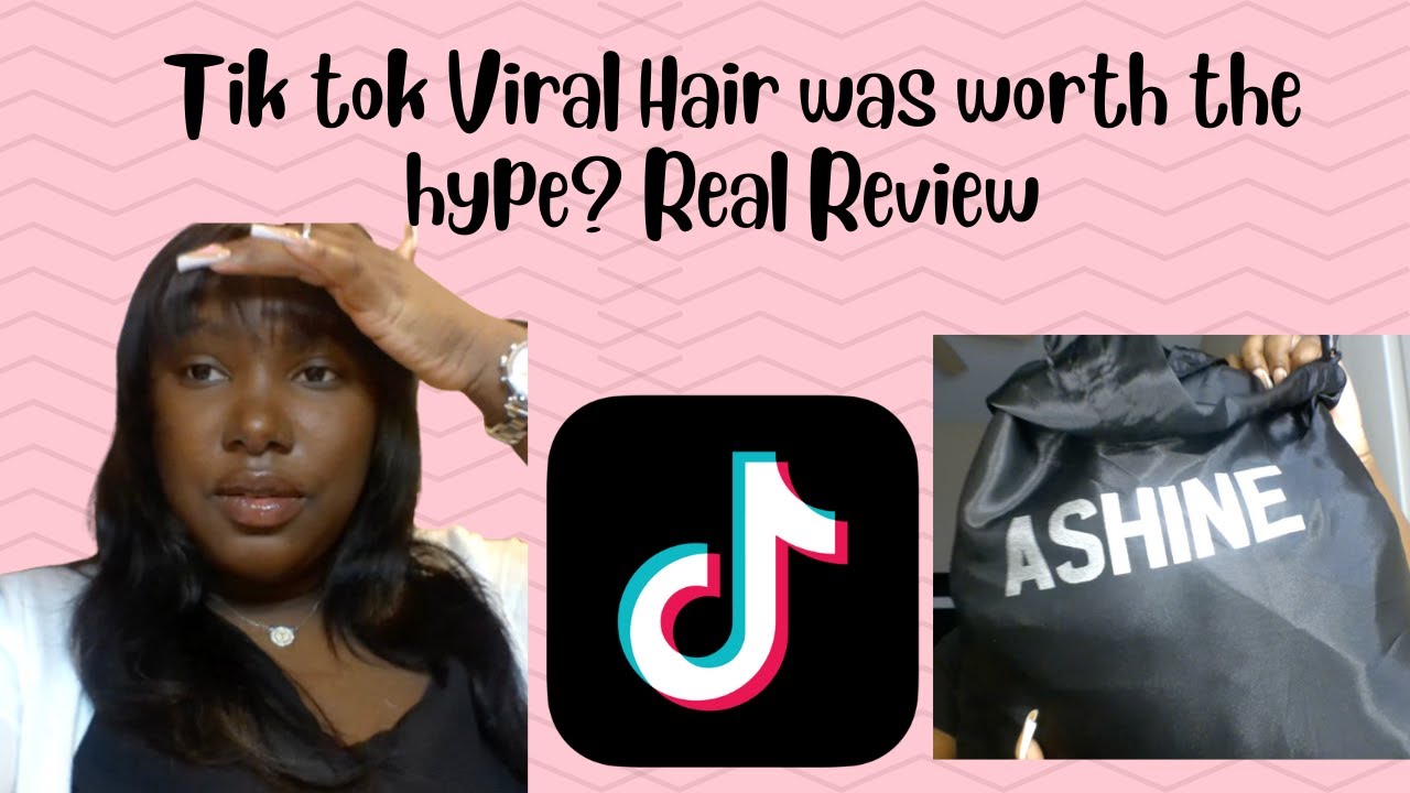 Honest Viral Tik Tok Hair Review ( One Week Later) !!! Ashine Hair ...