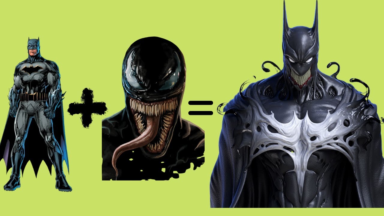 Venom Fusion with Marvel And DC Superheroes | Superhero Fusion | Then ...