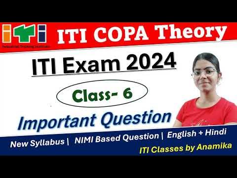 ITI COPA Theory class - 6 | Power Point questions | ITI Exam 2024 | ITI ...