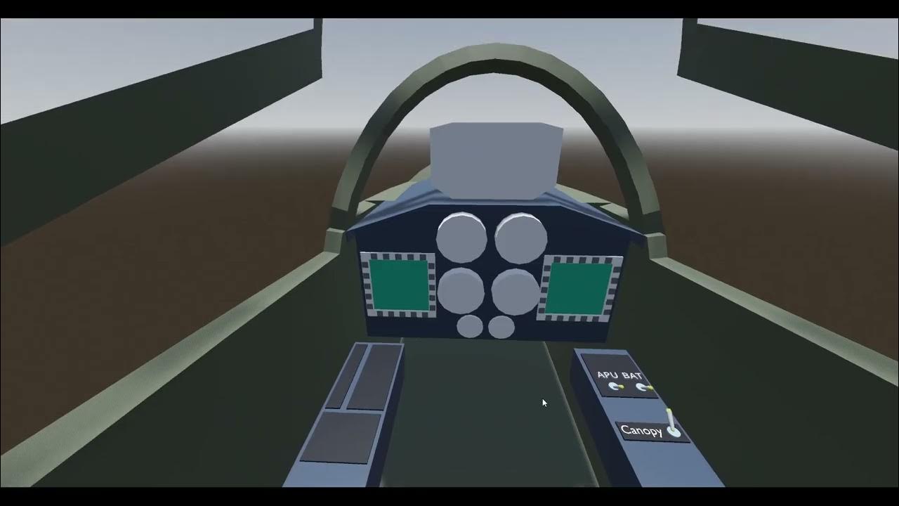 Cockpit modeling and interactivity - Godot Flight Simulator - YouTube