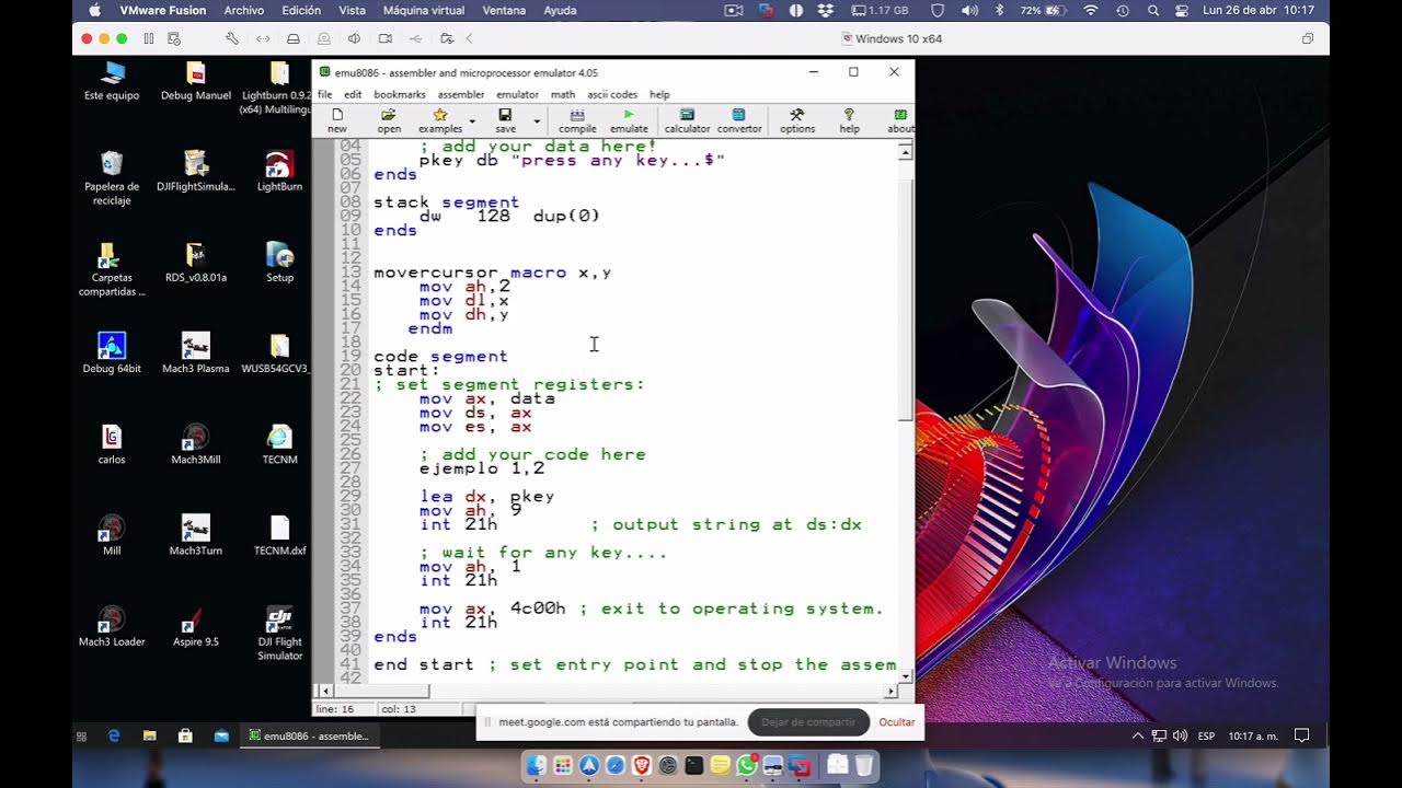 Macros en ensamblador - YouTube