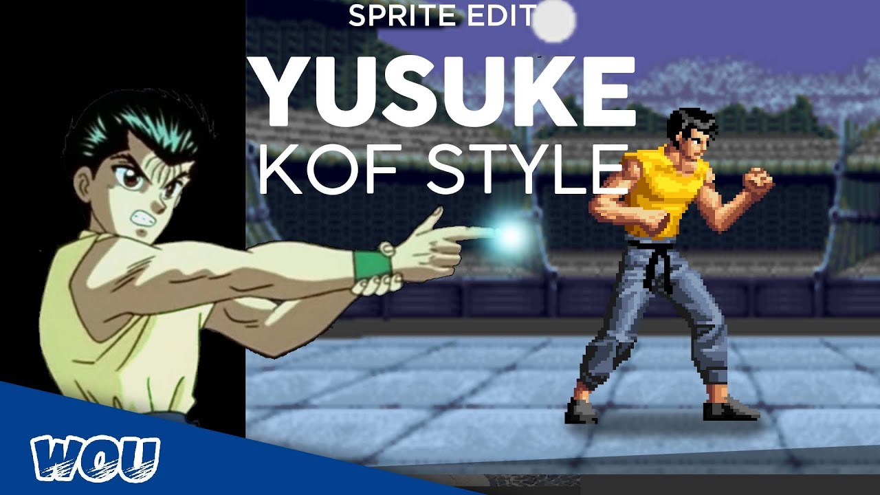 Yusuke KOF Style Sprite Edit - YouTube