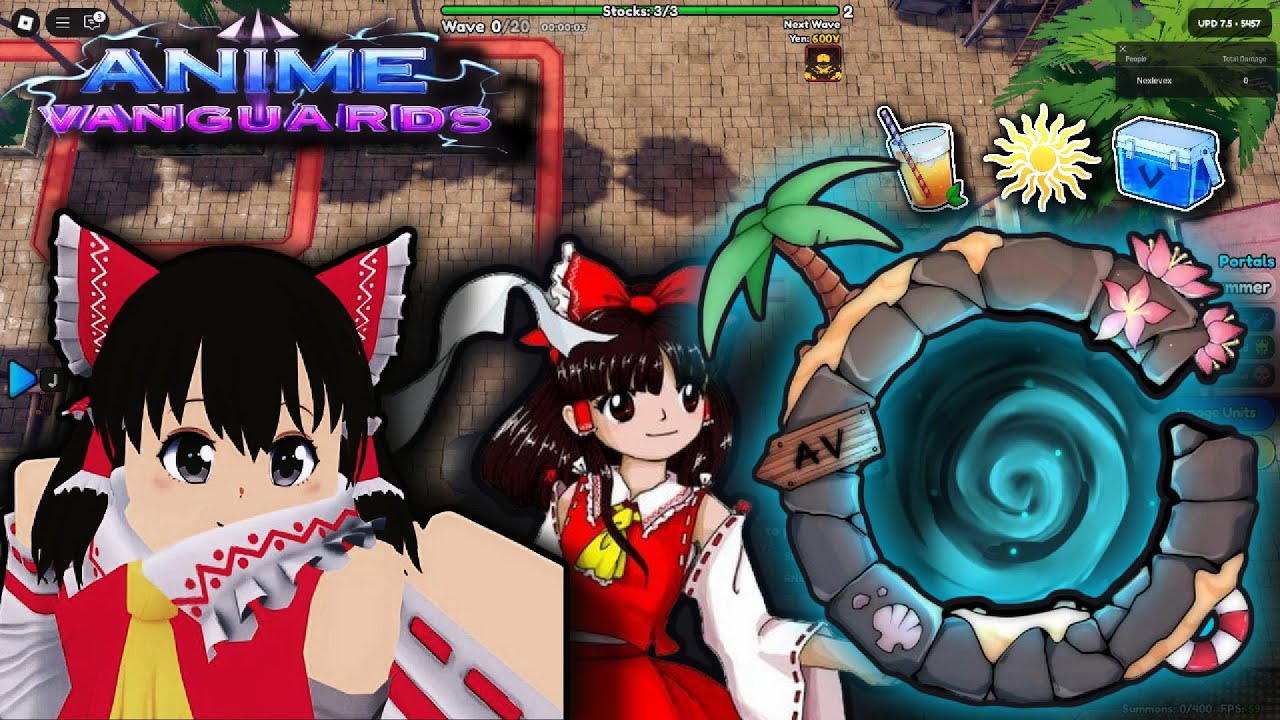 Reimu VS Summer Portals 7.5 - YouTube