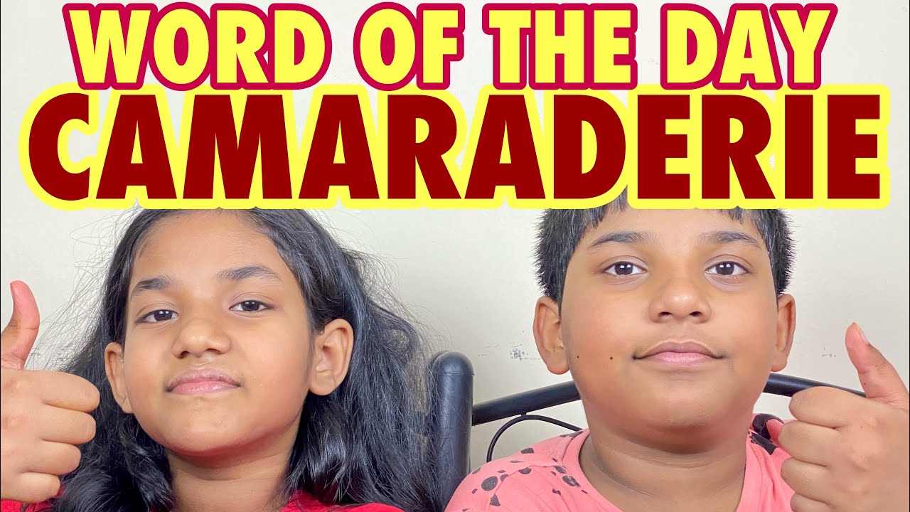 Camaraderie pronunciation | camaraderie meaning | define camaraderie ...