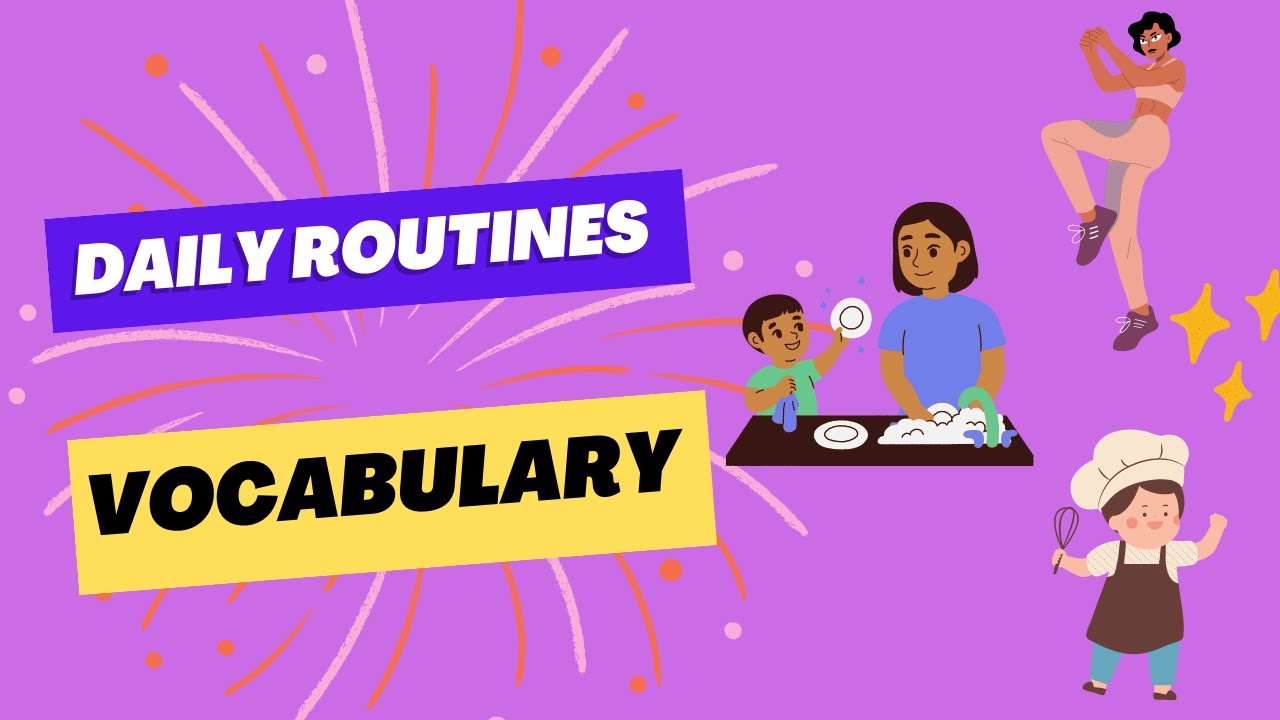 DAILY ROUTINES VOCABULARY - ENGLISH WITH THOMAS - YouTube