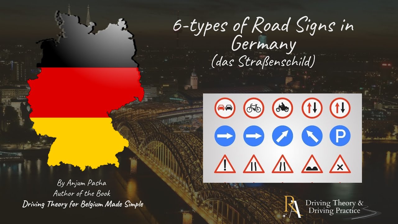 Driving License Germany | Theory Exam | 6-types of Road Signs in ...