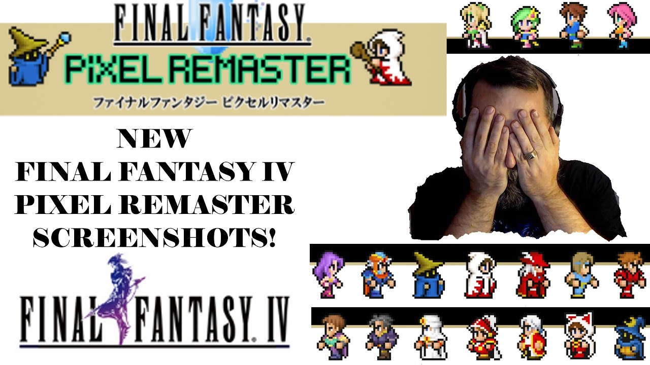 New Screenshots Final Fantasy IV Pixel Remaster! - YouTube