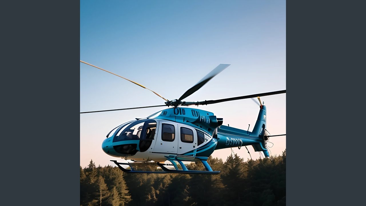 The sound of helicopter blades landing - YouTube