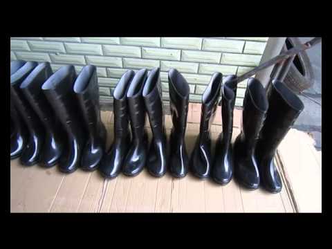 Rain boots quality inspection video from BD Inspection 2016 2 1 - YouTube