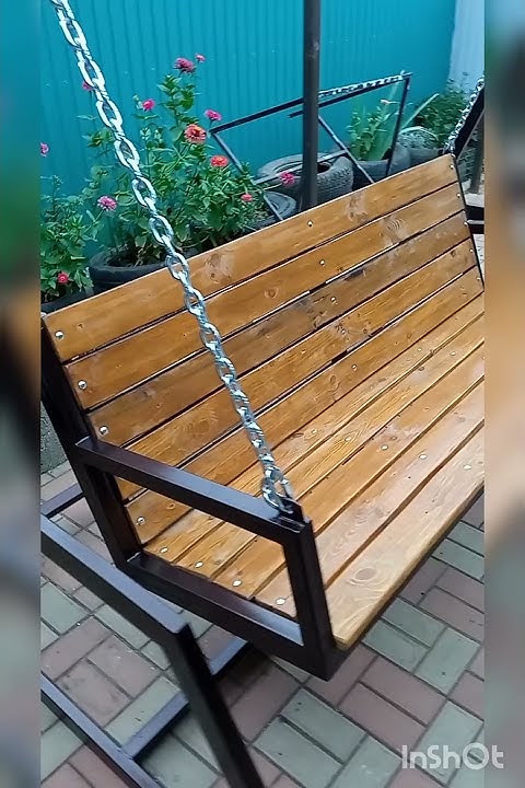 #shorts садовая качелькачель своими руками - YouTube