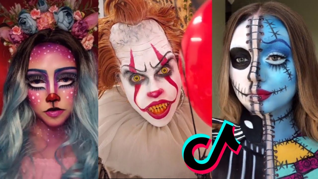 Crazy Make Up Art Compilation for Halloween from Tik Tok.. - YouTube